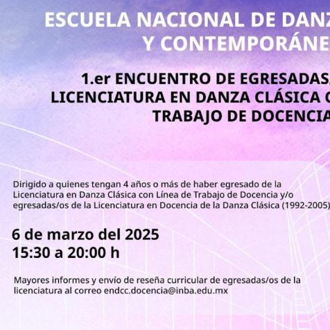 Escuela Nacional de Danza Clásica y Contemporánea | INBA - Instituto ...