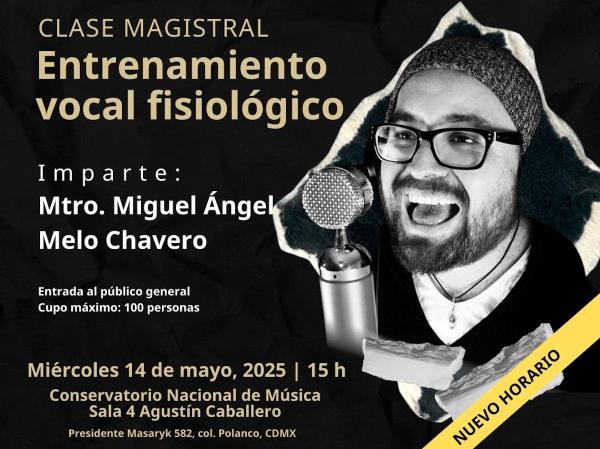 Entrenamiento vocal fisiológico - Clase magistral del mtro. Miguel ...