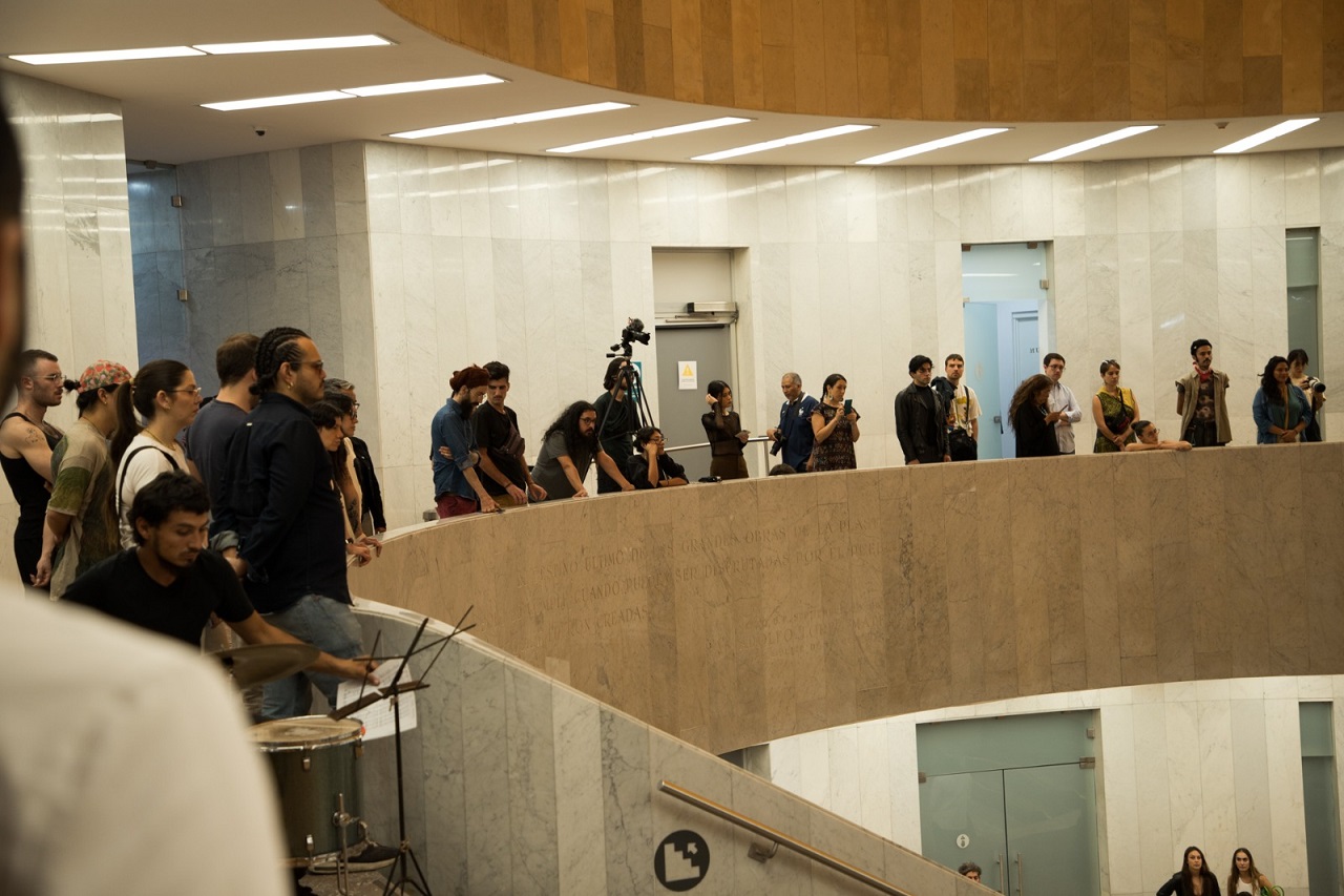 Llegó al Museo de Arte Moderno el Festival TONO con el performance ...