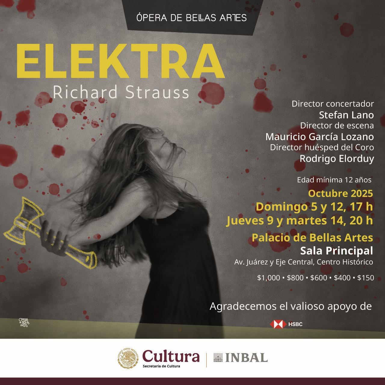 ELEKTRA, DE RICHARD STRAUSS, VUELVE AL PALACIO DE BELLAS ARTES Y AL ...