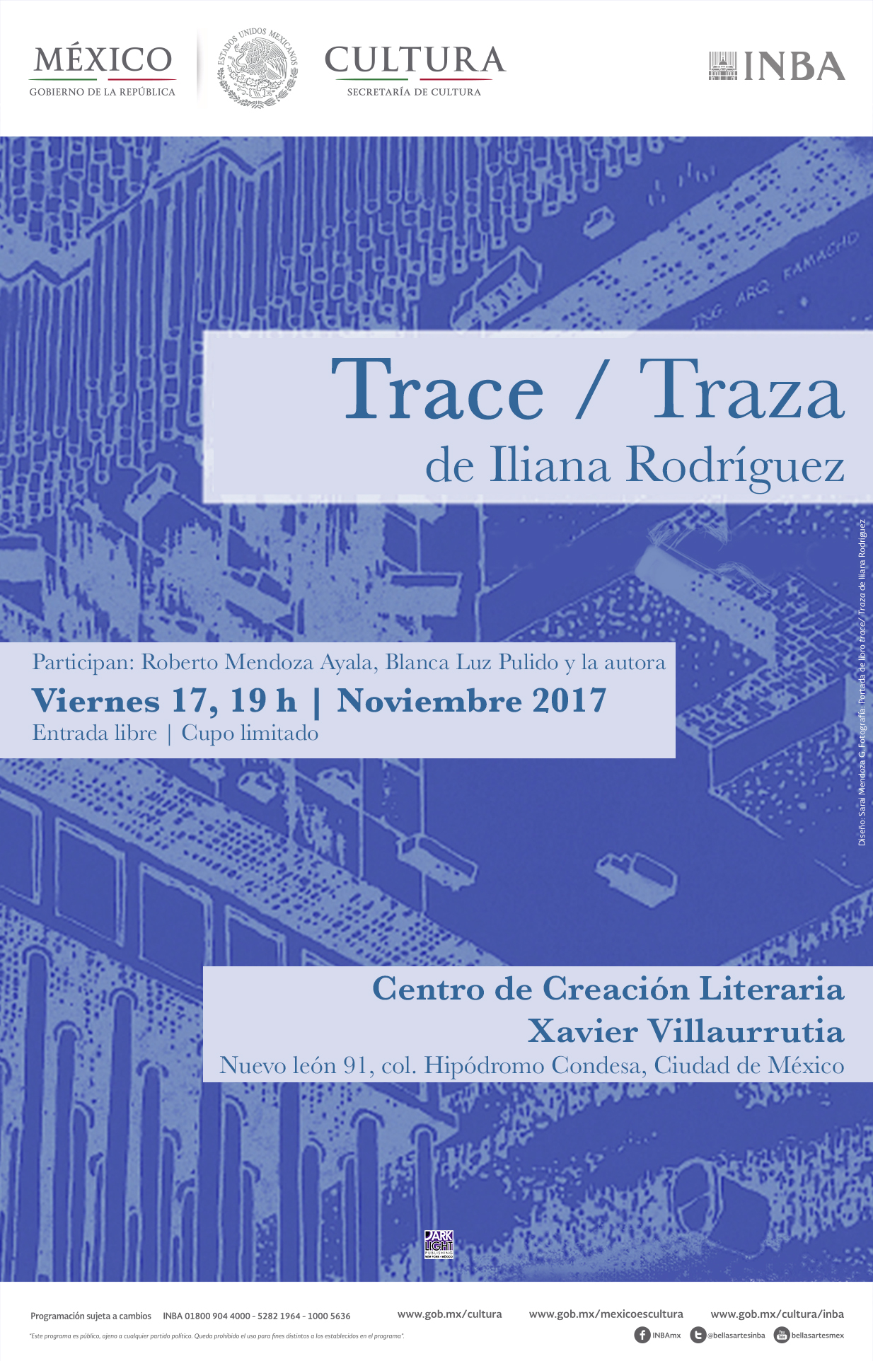 Se presentará la edición bilingüe del poemario Trace/Traza de Iliana ...